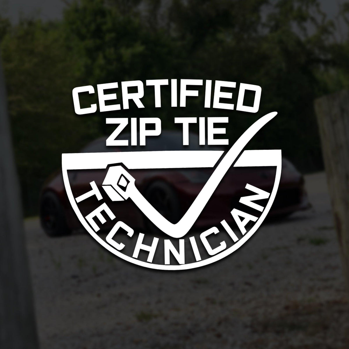Zip Tie Technician Vinyl Decal – Quantum Pro Shop